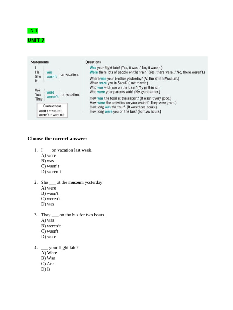 TP_1_-7_unit_7TN_1_UNIT_7_3_1_3 | PDF | Linguistic Morphology | Syntax