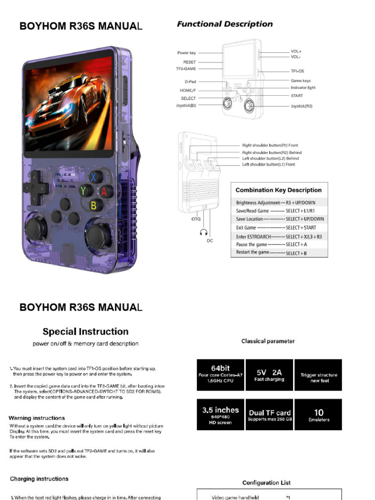 Manual r36s | PDF