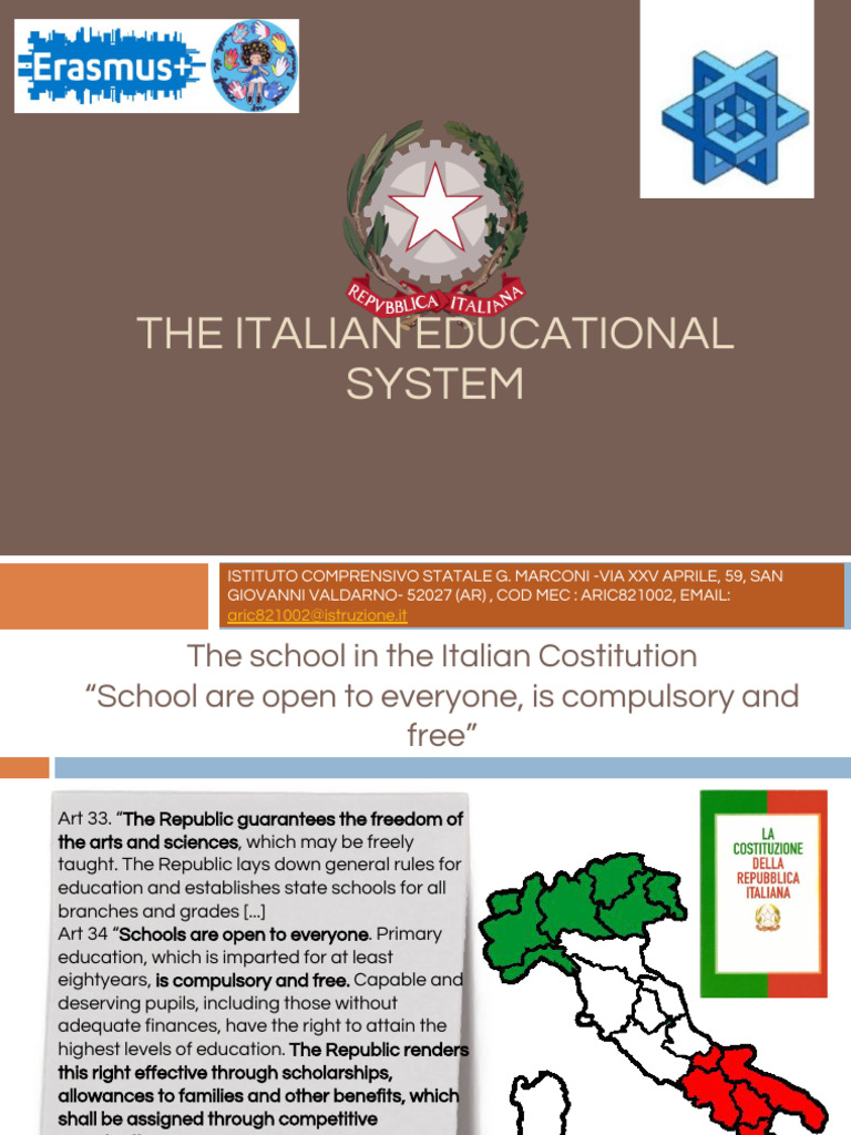 Overview of the Italian School System | PDF | Educational Stages | Youth