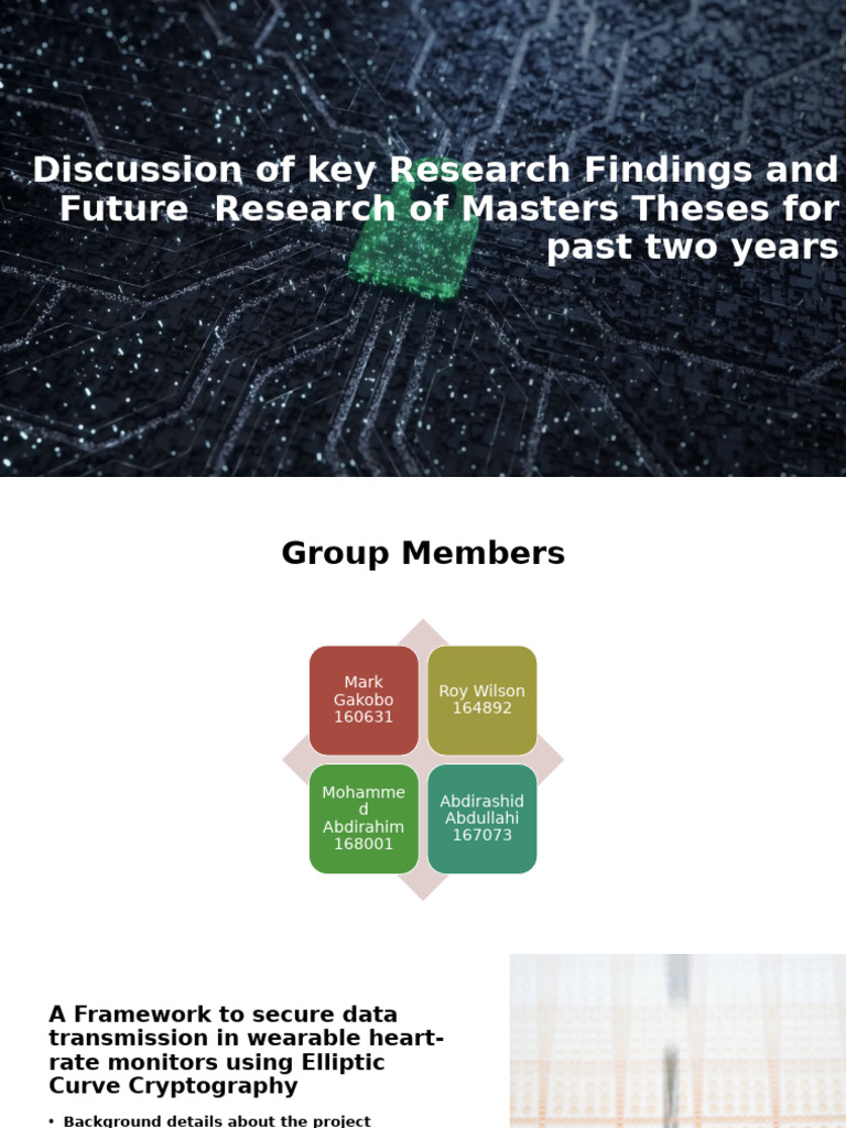Cryptography II Presentation | PDF | Security | Computer Security