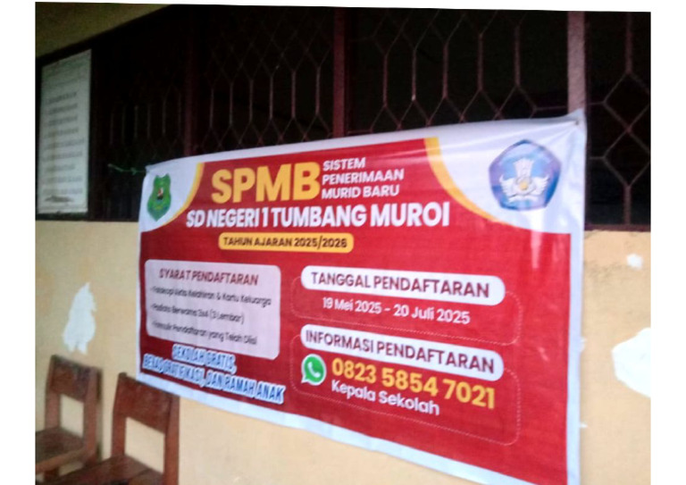 Spanduk SPMB SDN 1 Tumbang Muroi | PDF
