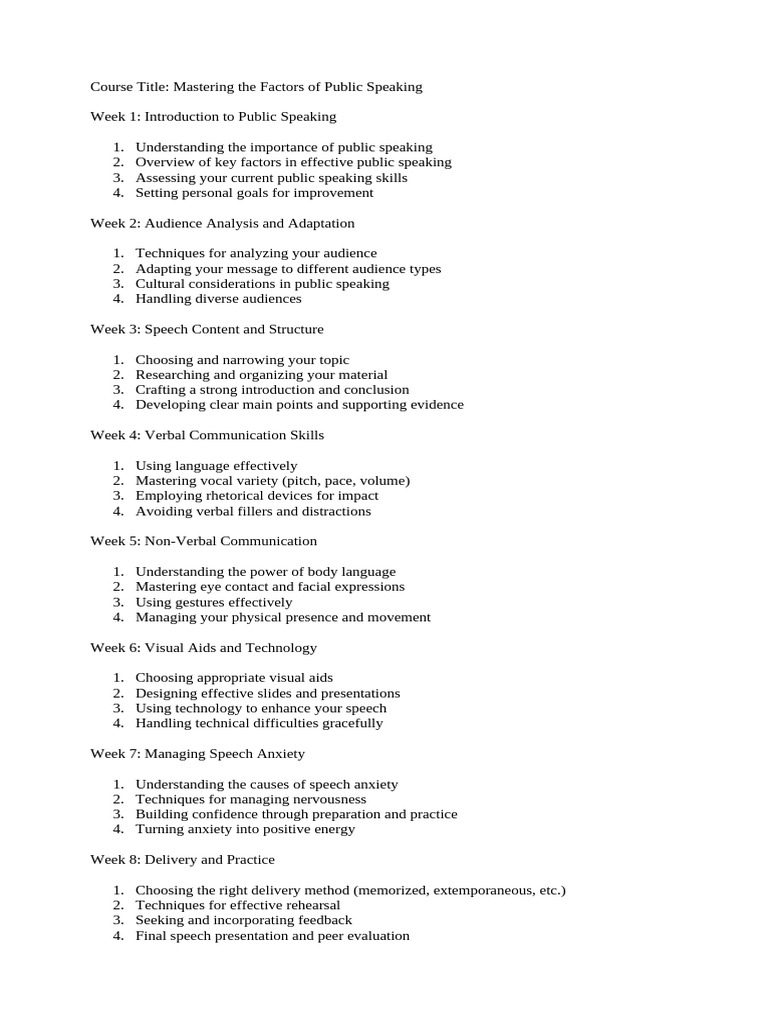 Master Public Speaking Skills Online | PDF | Public Speaking ...