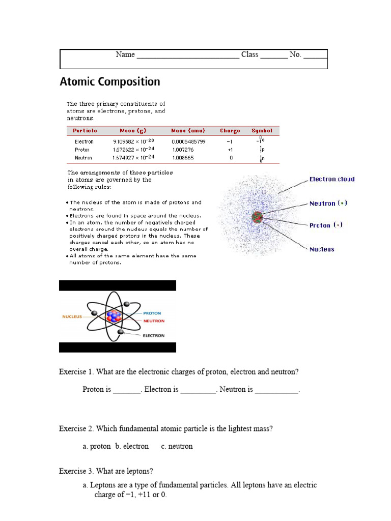 2 136. Atomic Composition 0 | PDF