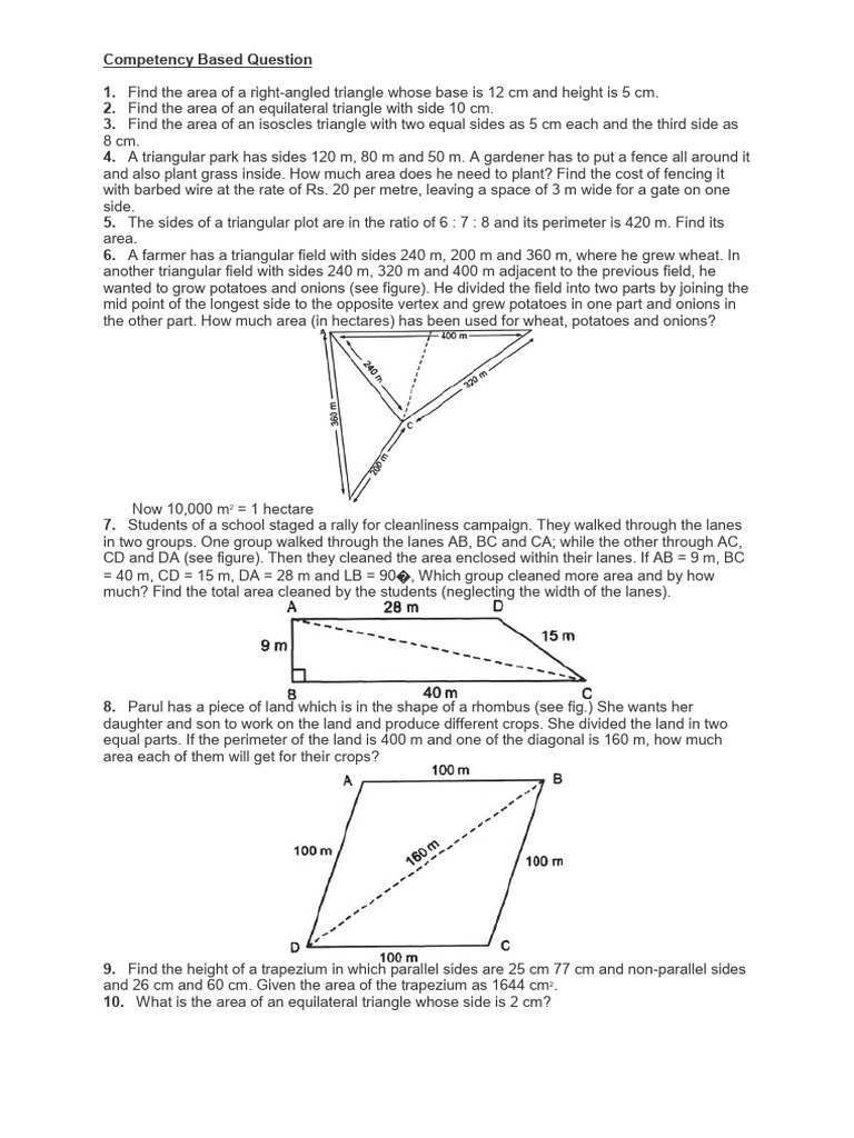 Competency Based Question 1. 2. 3. 4 | PDF