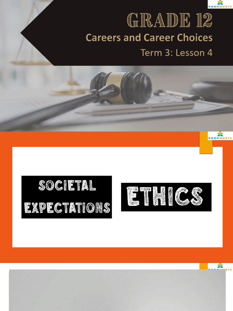 Lesson 4 - Navigating Career Landscapes - Expectations | PDF
