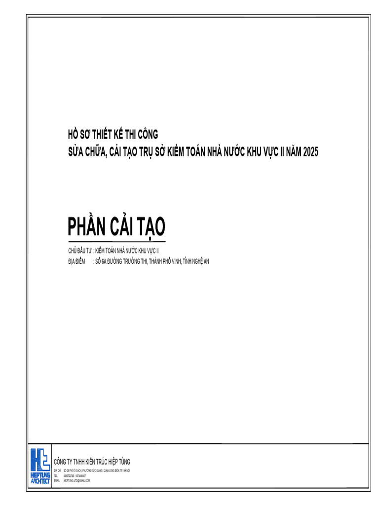 250715.Kv2.Dn2 - mb Cải Tạo | PDF