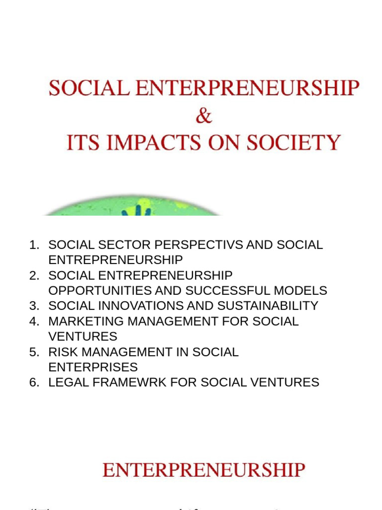 UNIT 5 Social Entreprenurship INTRODUCTION Project Management | PDF