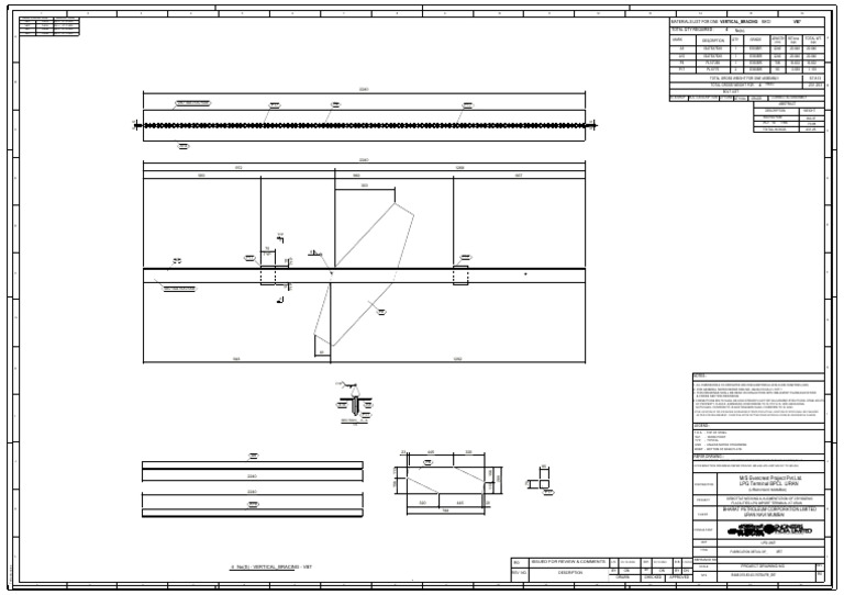 Materials List For One MK'D Total Qty Required: No(s) .: VB7 ISA75X75X8 ...