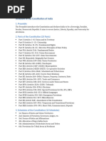 Indian Constitution Chart | PDF