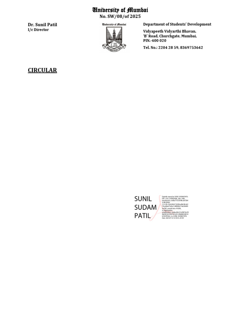 Circular for Anti Ragging Mechanism 2025-26 (1) | PDF | Education ...