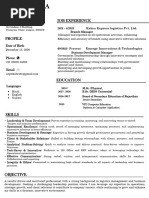 John's Resume Overview | PDF