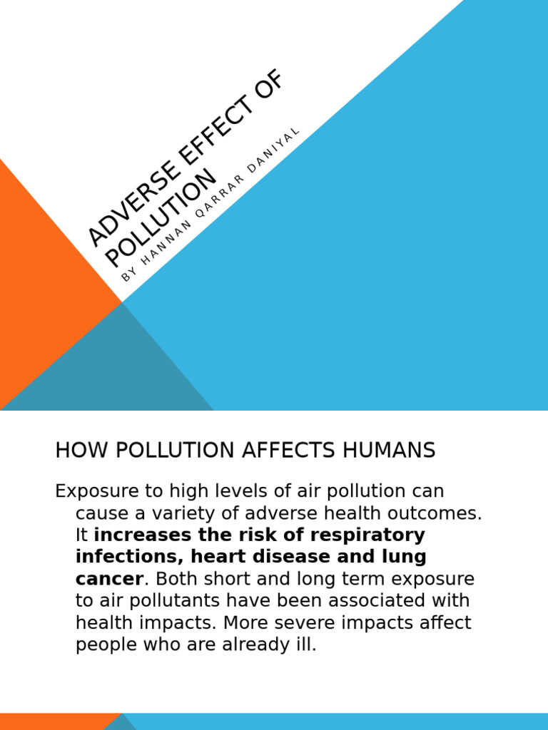 Adverse Effect of Pollution | PDF