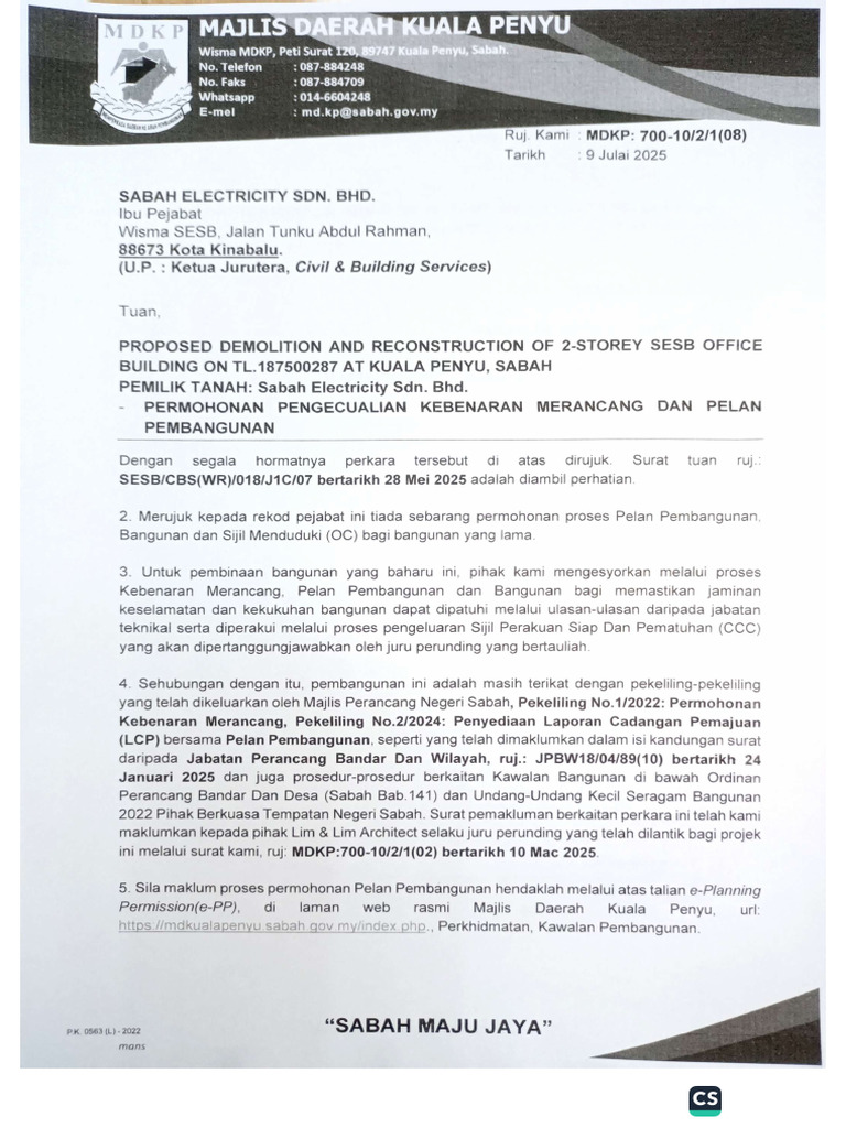 SESB | PDF