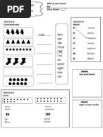 ENGLISH TEST - Numbers 0-20 | PDF