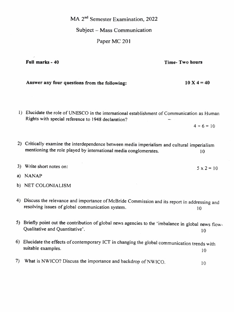 MC-201 Exam Questions Overview | PDF