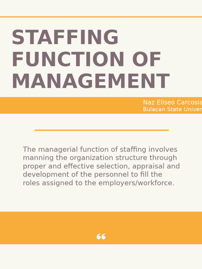 Chapter 5 Staffing Function | PDF | Human Resources | Recruitment