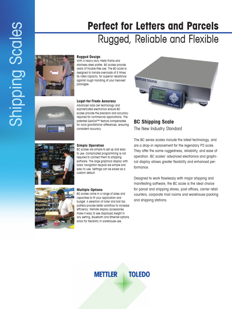 BC Series Shipping Scales Overview | PDF | Computing | Computer Engineering