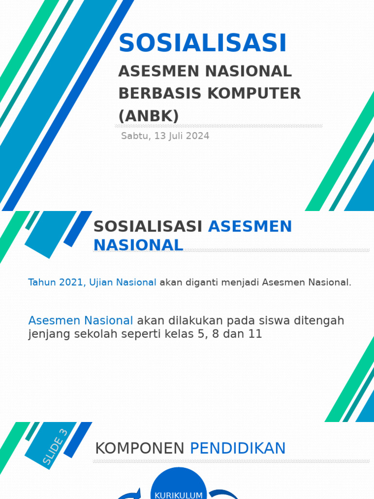 Sosialisasi Anbk 2024 | PDF