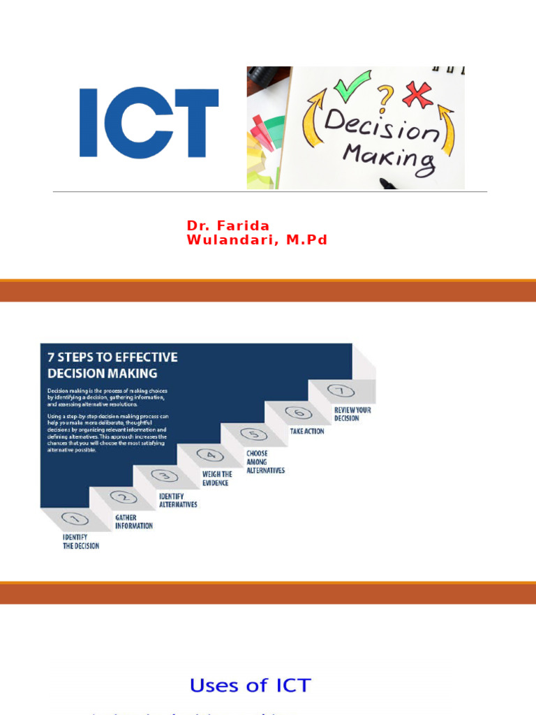 ICT and Decision Making | PDF
