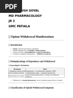 Clinical Opiate Withdrawal Scale | PDF | Opioid Use Disorder | Addiction