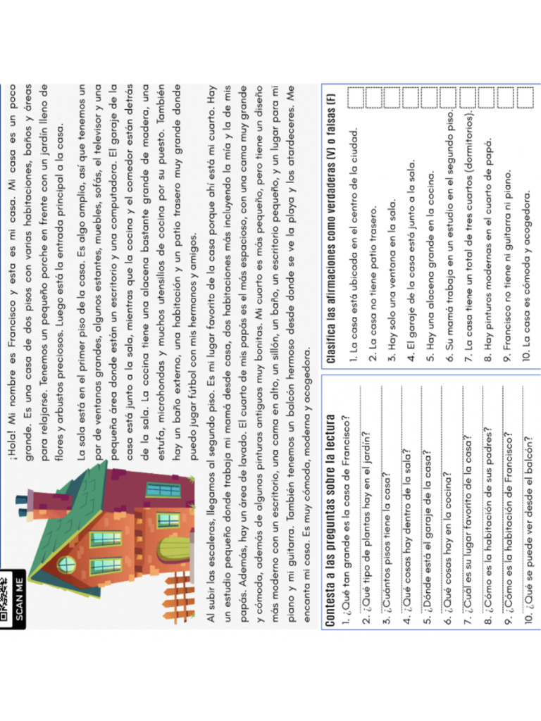 La Casa Comprehension | PDF