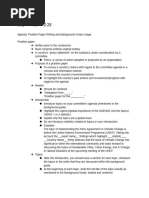 MUN Conference Speech Preparation Guide | PDF