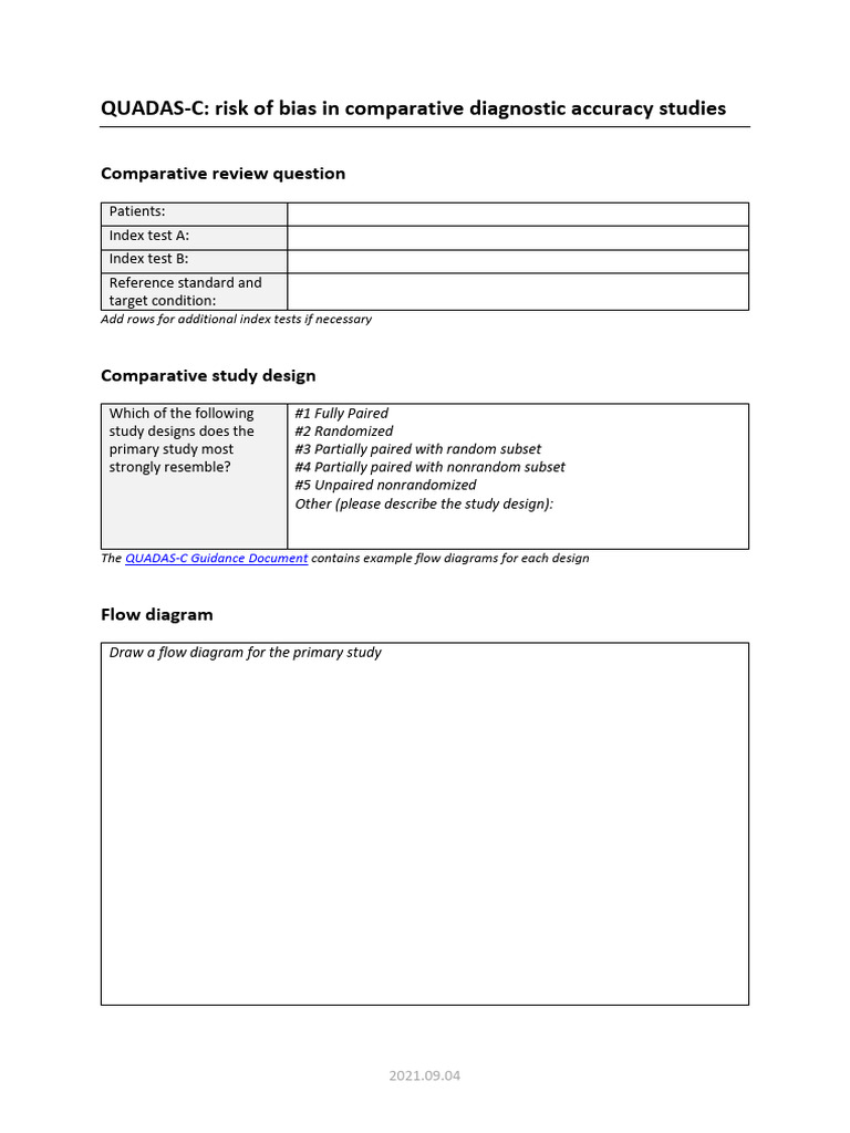 Quadas C Tool | PDF | Accuracy And Precision | Bias