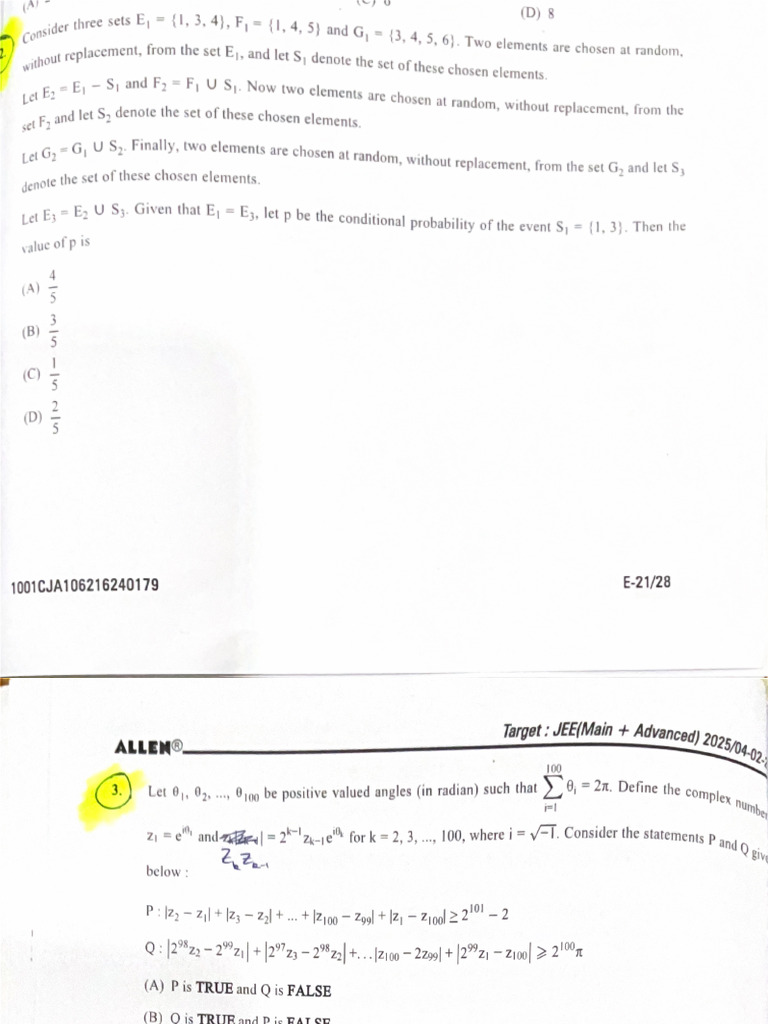Score Test 2 | PDF