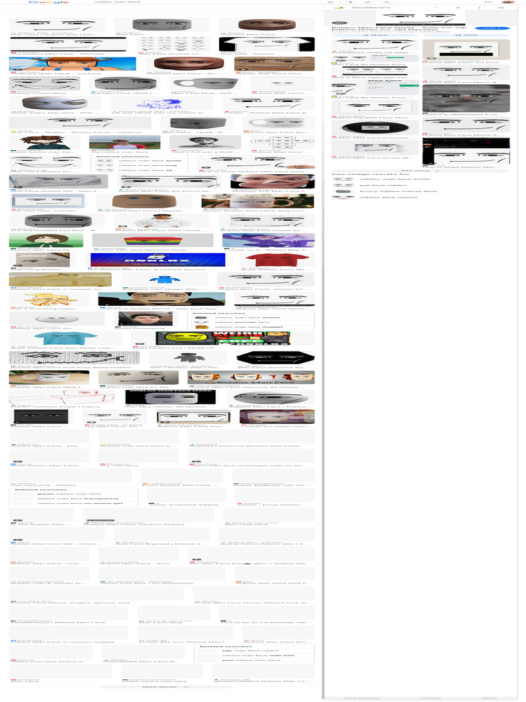 Roblox Man Face Overview and Resources | PDF | World Wide Web ...