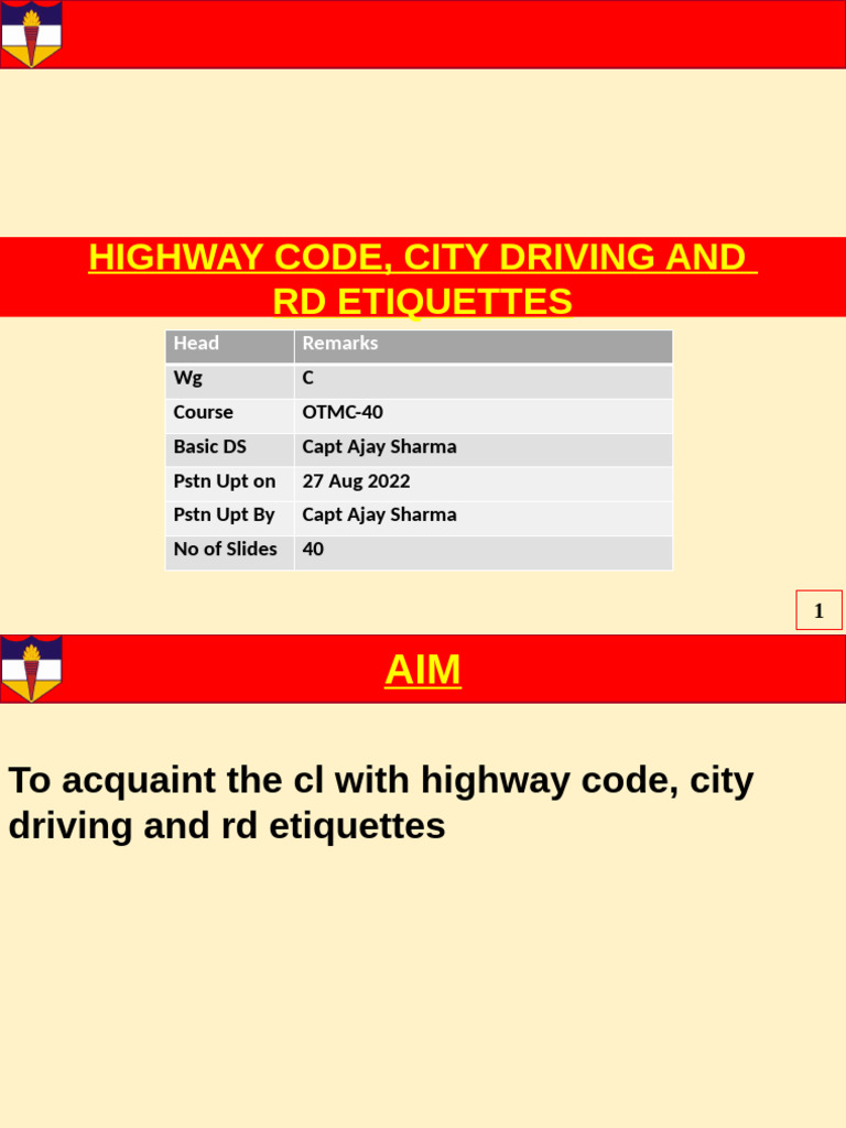 Highway Code and City Driving Guide | PDF | Traffic | Vehicles