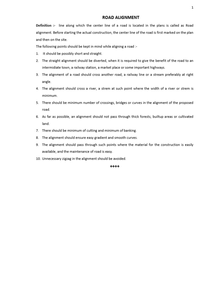 Road Alignment and Pavement Guide | PDF | Road | Road Surface