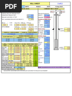 IWCF Surface BOP: Kill Sheet | PDF | Casing (Borehole) | Pressure