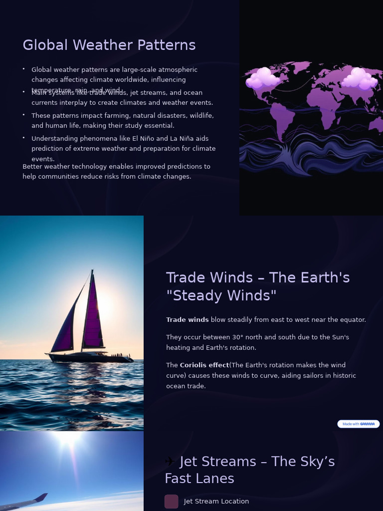 Understanding Global Weather Patterns | PDF | Climate Change | Kyoto ...