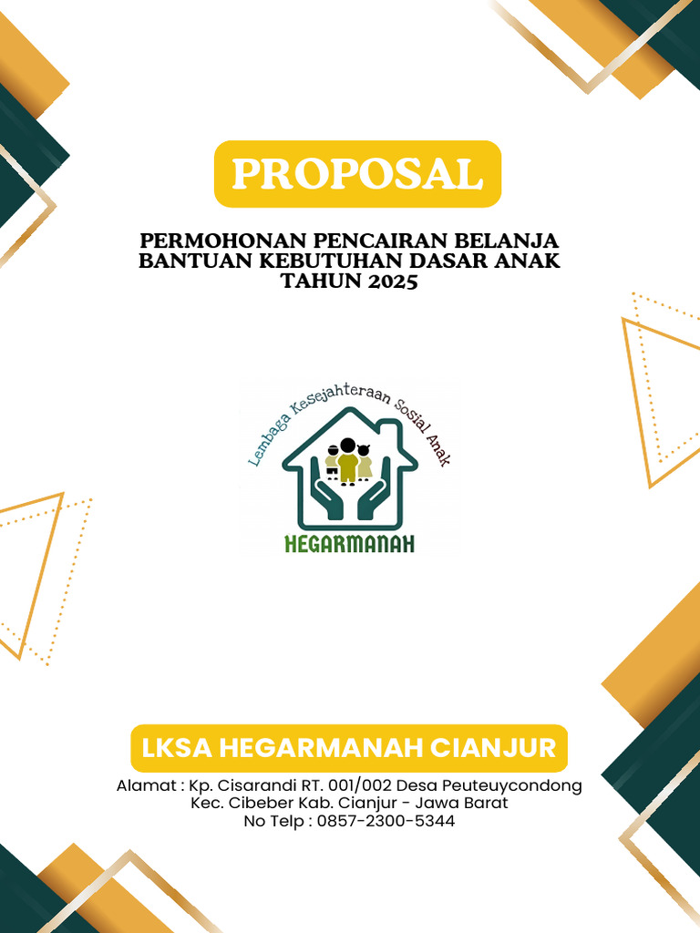 Putih Kuning Sederhana Cover Proposal Bisnis | PDF