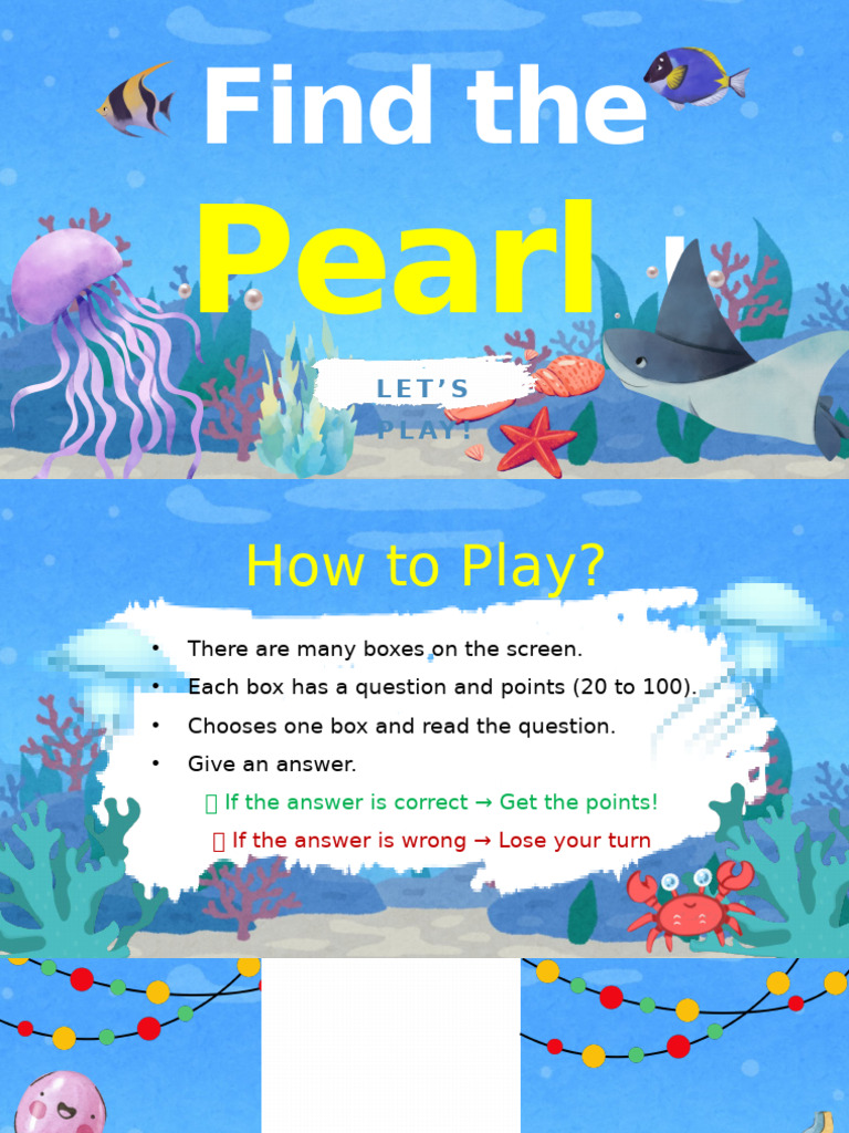 Jeopardy Game - Shape+Color | PDF