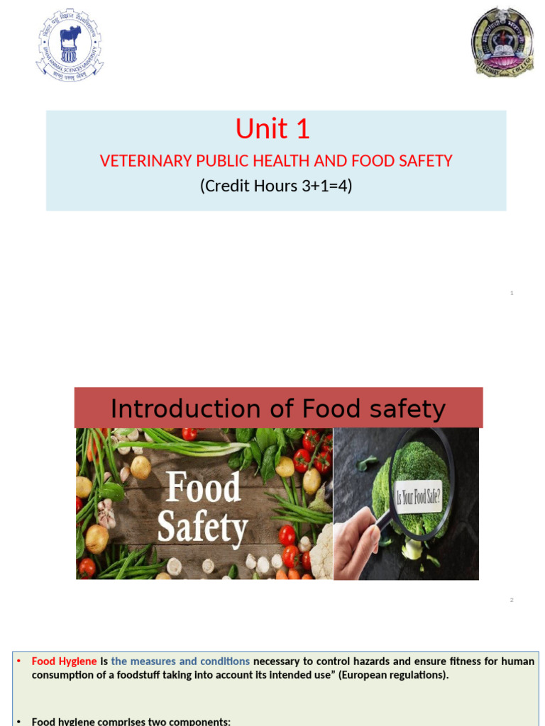 Introduction of Food Safety | PDF | Food Safety | Hygiene