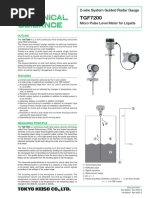 TDR-3000 Guided Wave Radar Overview | PDF | Radar | Transmission Medium