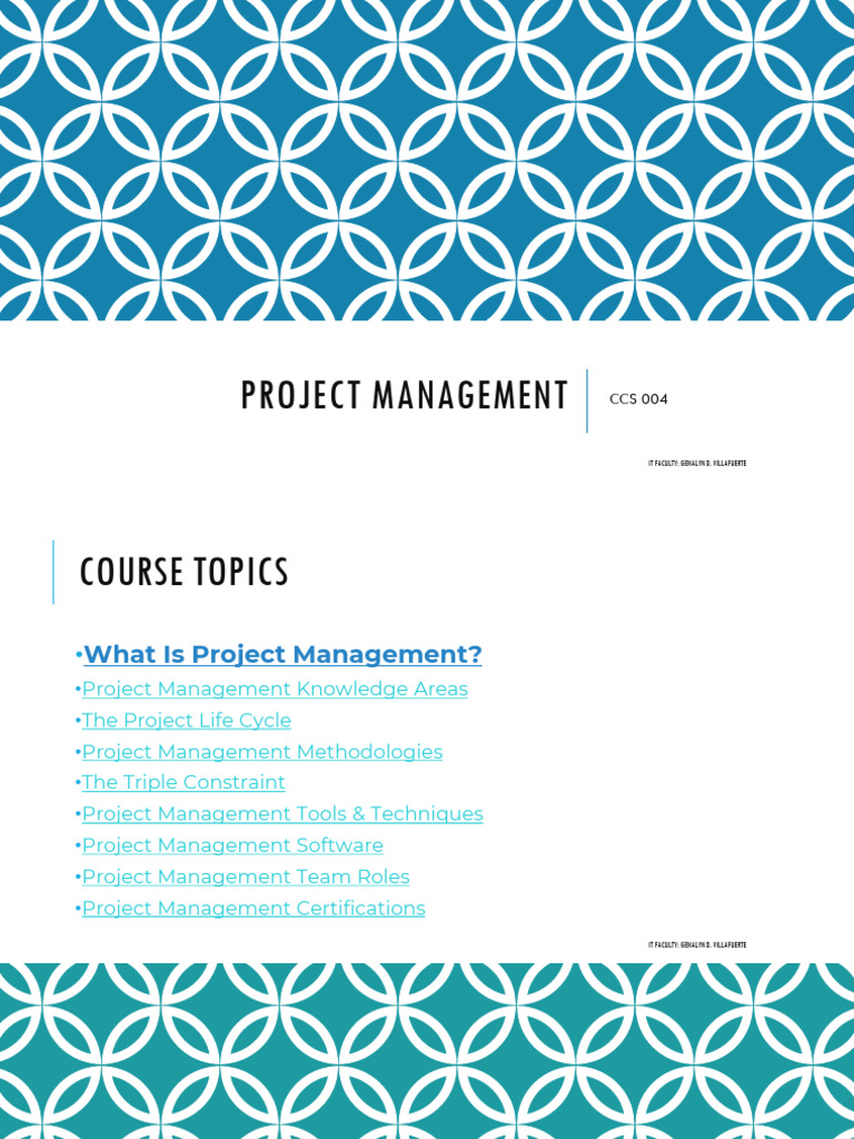 1 What Is Project Management | PDF