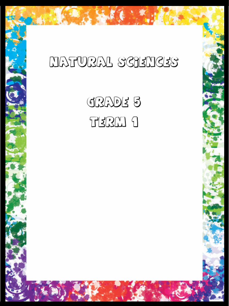Grade 5 Natural Science Term 1 Overview | PDF | Foods | Skeleton