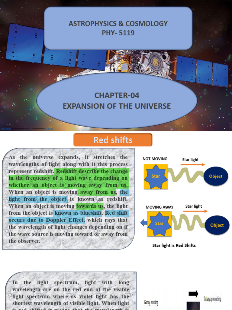 Astrophysics & Cosmology (Chapter-04) | PDF | Redshift | Big Bang