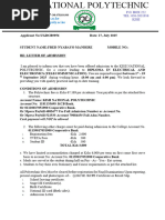 Enrollment Application Form - Print BW - FINAL | PDF