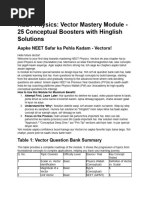 Class 11 Vector Physics Notes | PDF