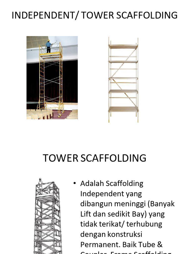 Panduan Scaffolding Mobile dan Tower | PDF