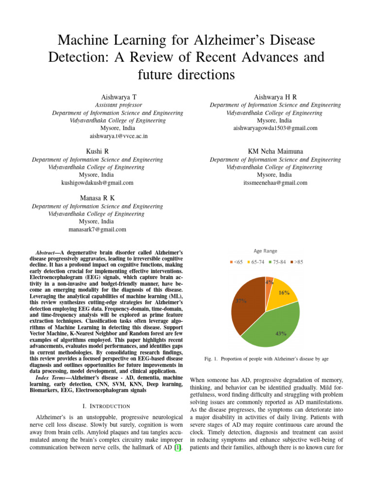 ML for Alzheimer's Disease Detection | PDF | Electroencephalography | Machine Learning