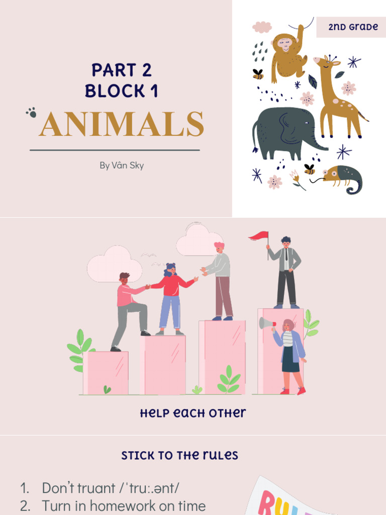 Block 1 (Animals) | PDF