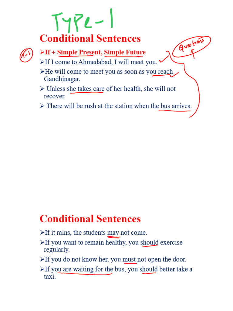 Conditional Sentences | PDF