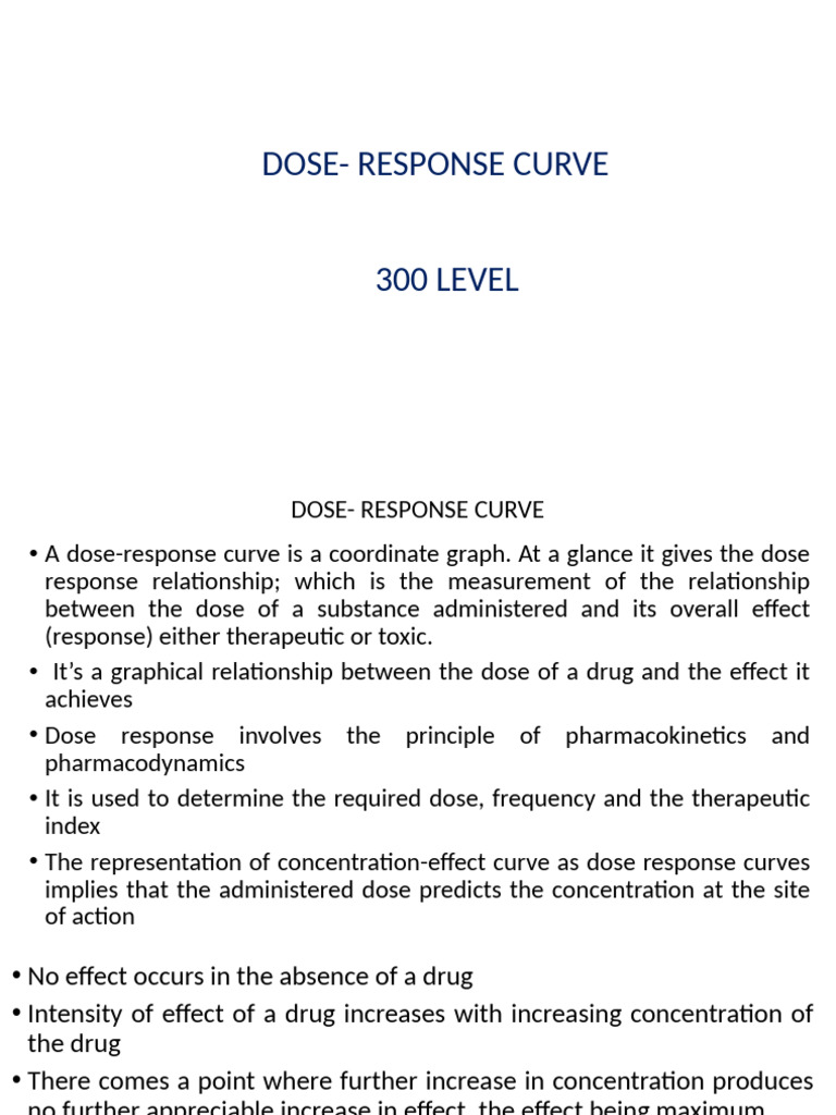 SCHILD PLOT - Dose Response Curve | PDF | Receptor Antagonist ...