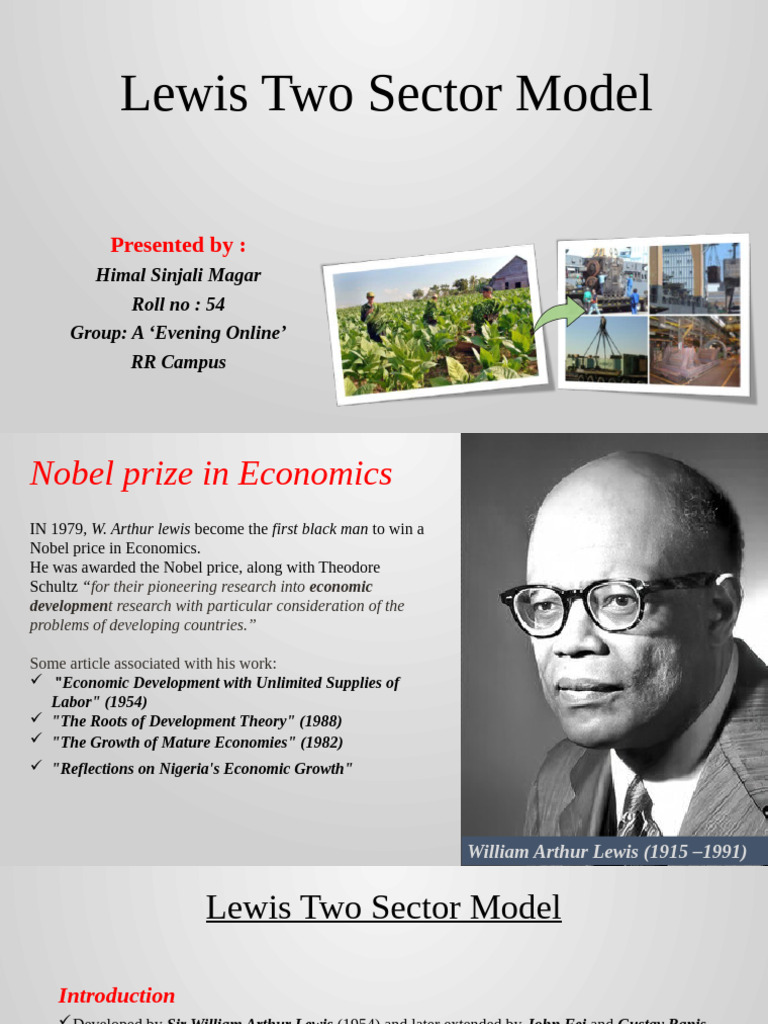 Lewis Two Sector Model-1 | PDF | Labour Economics | Economics