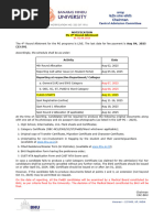 BCB Admission Guidelines 2025-26 | PDF