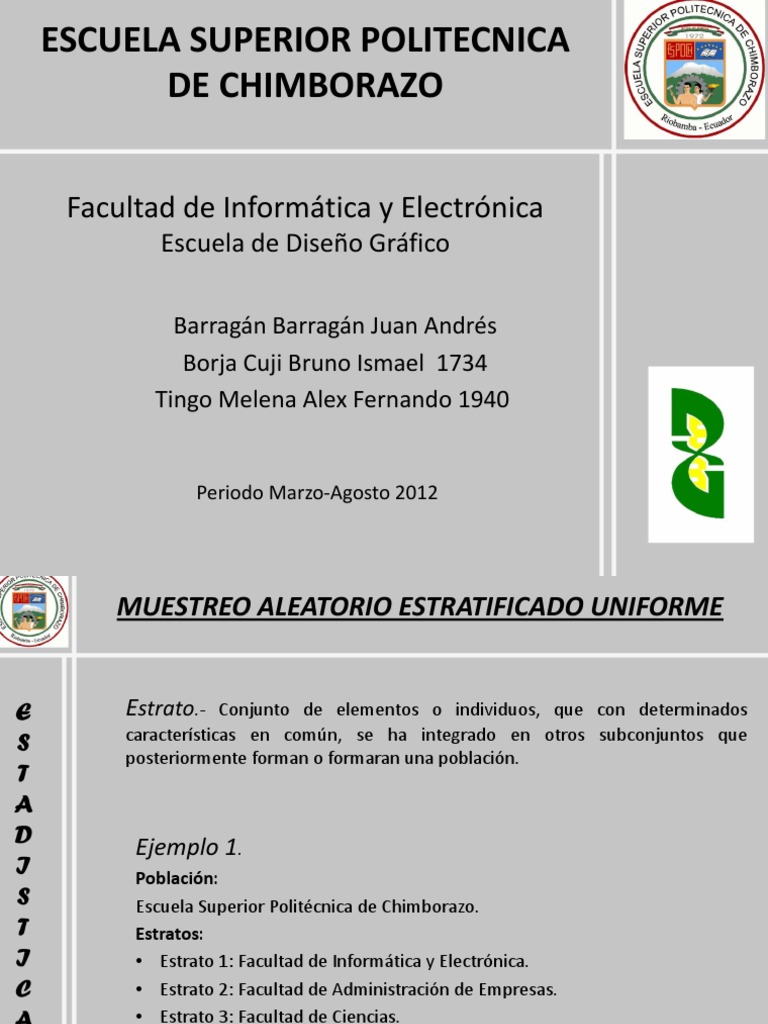 Muestreo Aleatorio Uniforme | PDF | Muestreo (Estadísticas) | Métodos ...